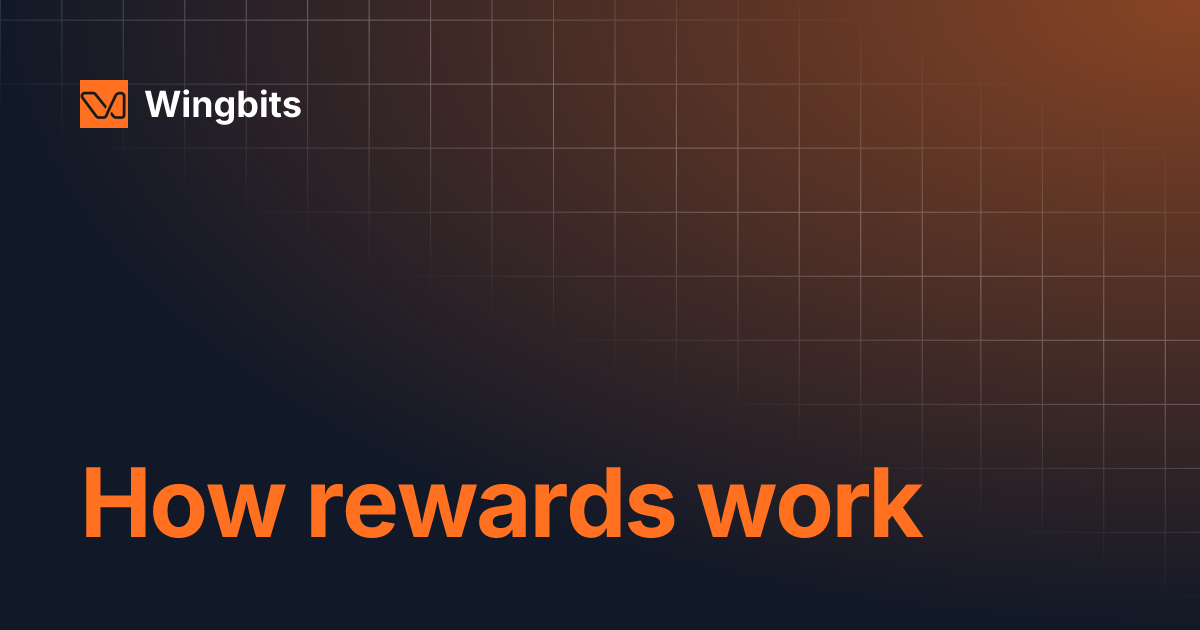 How rewards work | Wingbits