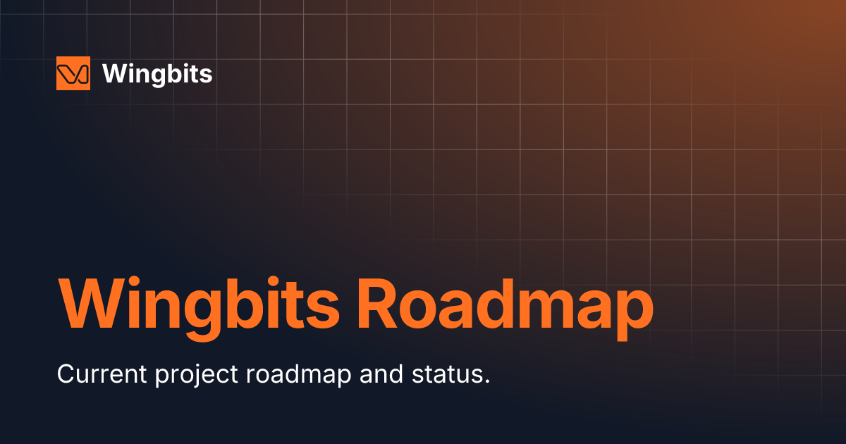 Wingbits Roadmap | Wingbits