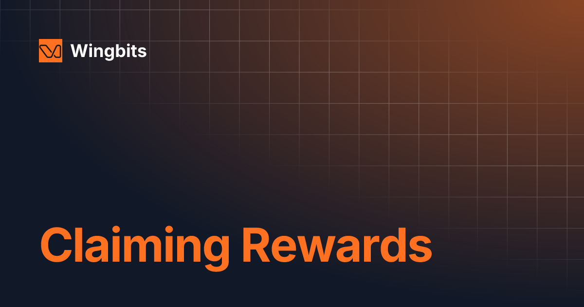 Claiming Rewards | Wingbits